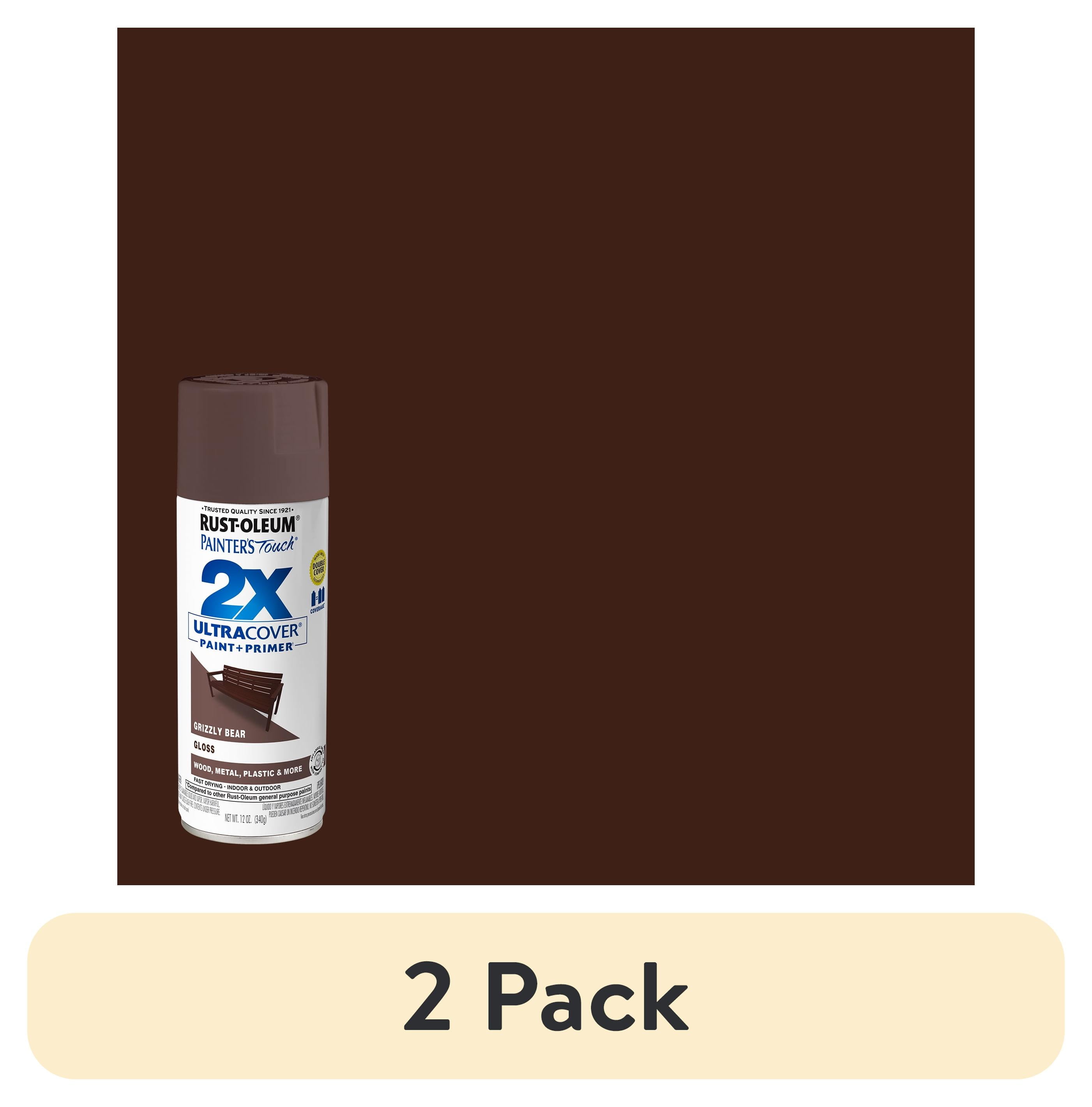 (2 pack) Grizzly Bear, Rust-Oleum American Accents 2X Ultra Cover Gloss ...