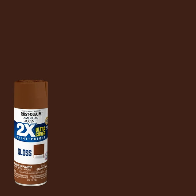 Grizzly Bear, Rust-Oleum American Accents 2X Ultra Cover Gloss Spray ...