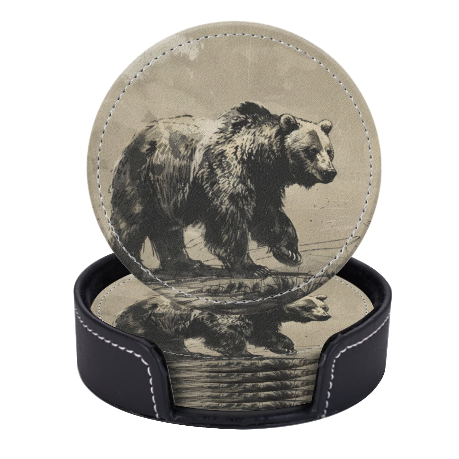 Grizzly Bear Walking In The Wild - Walmart.com