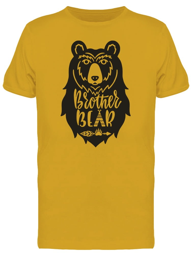 Grizzly Brother Bear T-Shirt Men -Image by Shutterstock, Male Medium ...