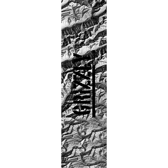 Grizzly Griptape Birds Eye View Grip Sheet 9 x 33 Black - Walmart.com