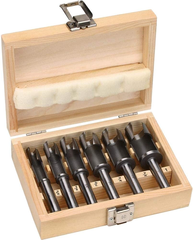 Grizzly Industrial H7693 - Deep Plug Cutter 6 Pc. Set - Walmart.com