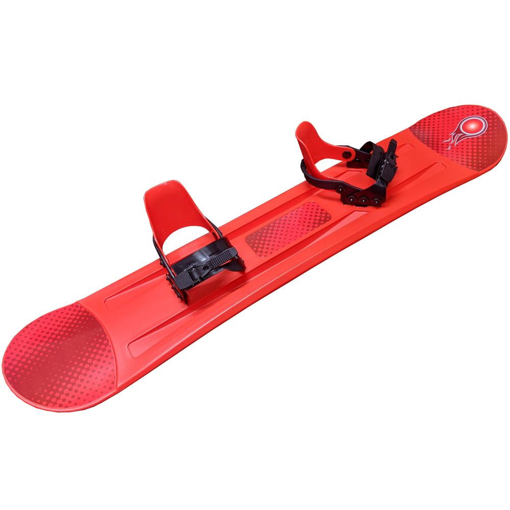 Grizzly Snow 120cm Deluxe Kid's Beginner Red Sled Board for Winter ...