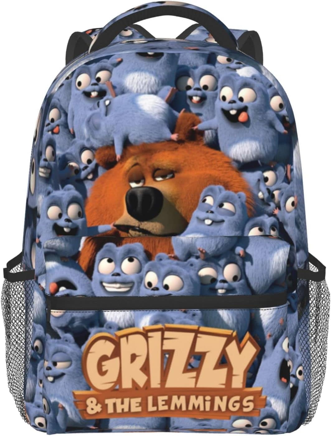 Grizzly and The Lemmings Backpack Laptop Bag Lightweight Bookbag Travel ...