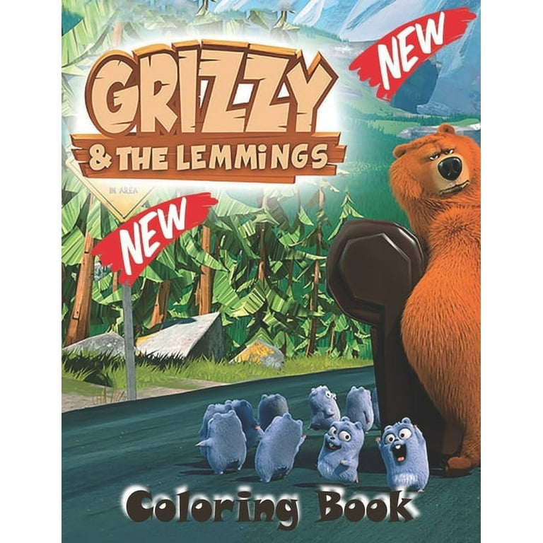 Grizzy And The Lemmings Coloring Pages 2015 STUDIO HARI Grizzy And The