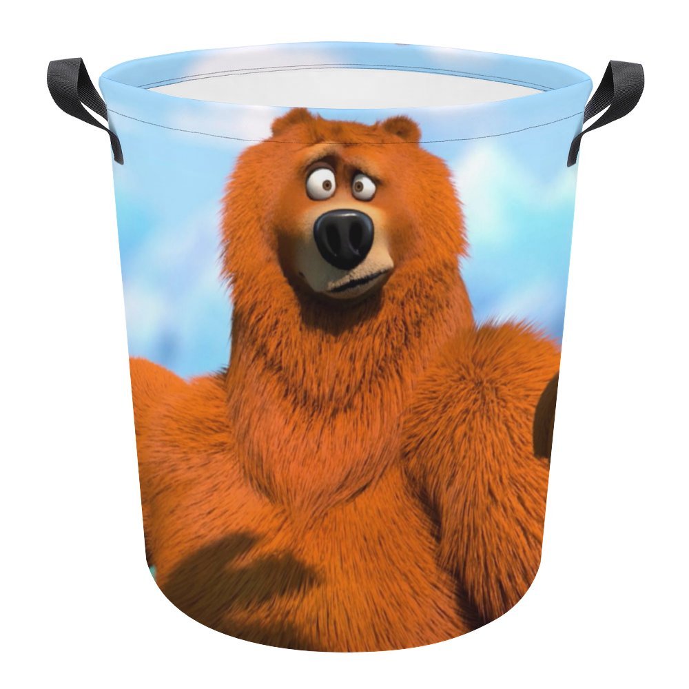 Grizzy And The Lemmings Cartoon Circular Laundry Hamper Foldable Large ...
