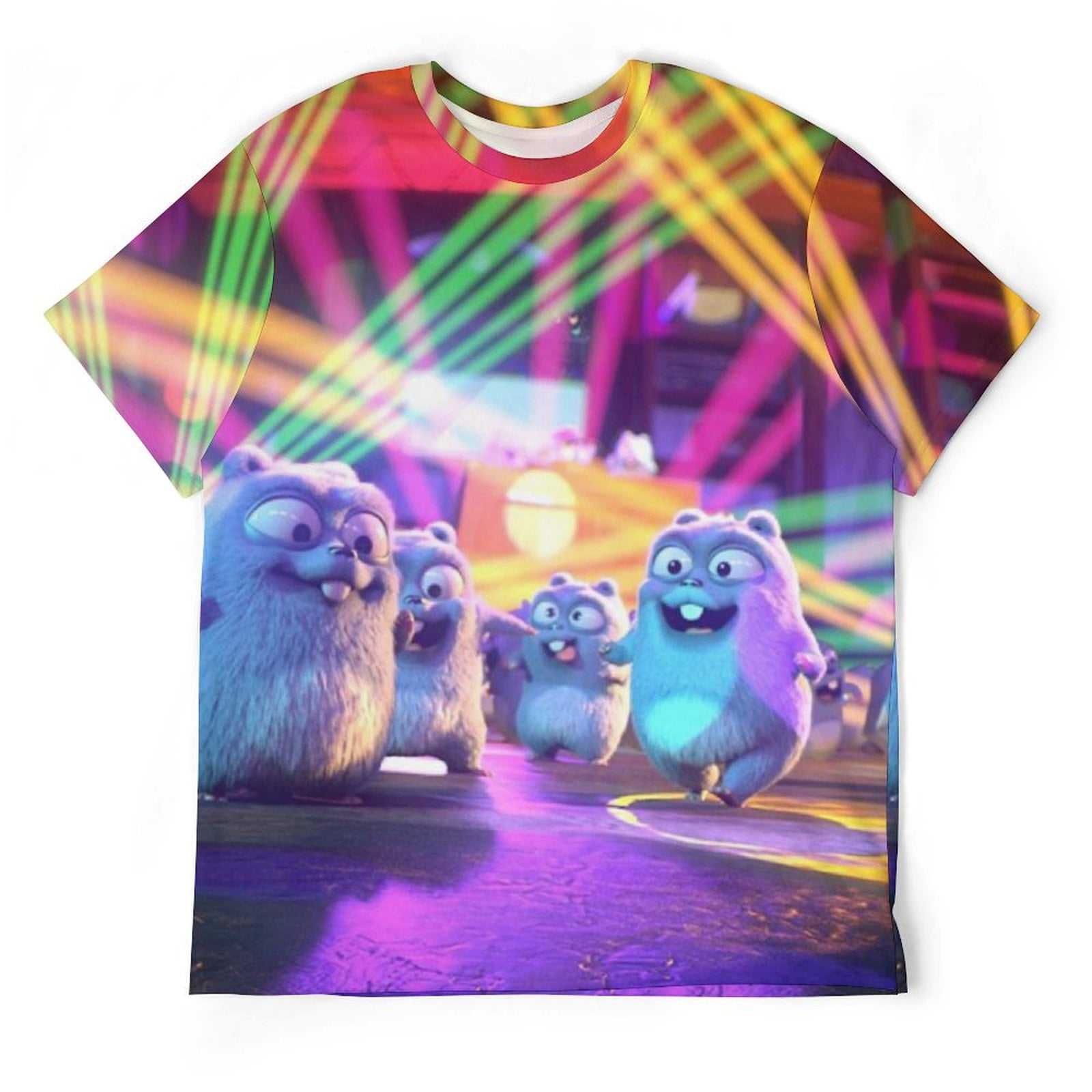 Grizzy And The Lemmings Cartoon Unisex Short-sleeve Shirt For Men Women ...
