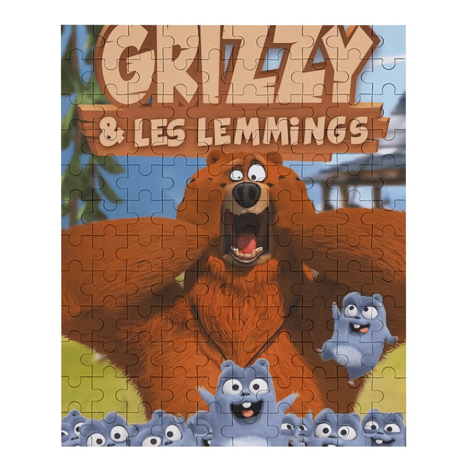 Grizzy And The Lemmings Christmas Jigsaw Puzzles Interlocking puzzles ...
