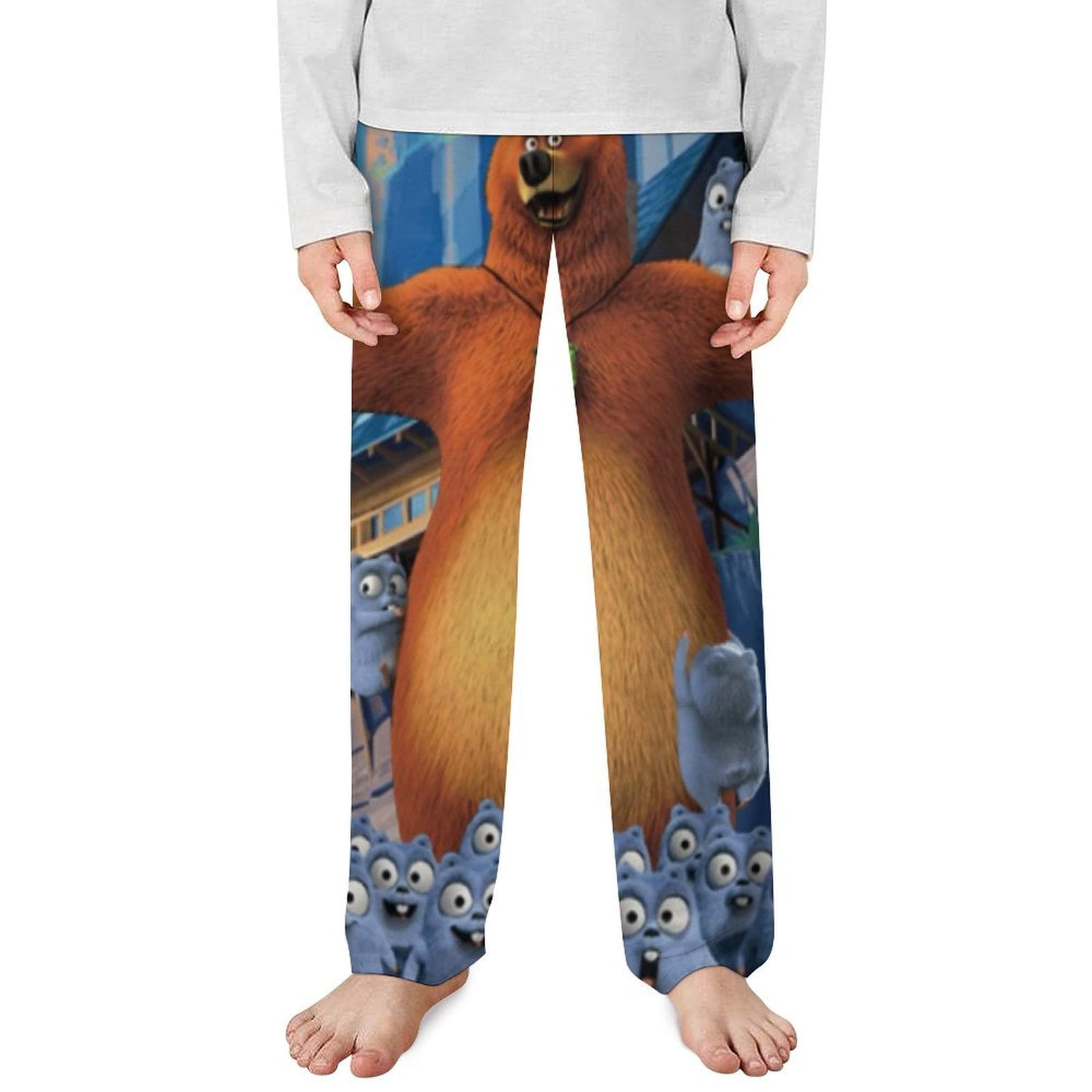 Grizzy And The Lemmings Comfy Pajamas For Kids Cozy Lounge Straight Leg ...
