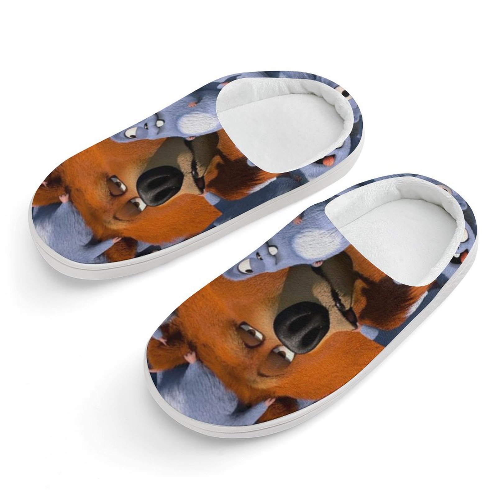 Grizzy And The Lemmings Cotton Slippers For Kids Winter Warm Soft Plush ...