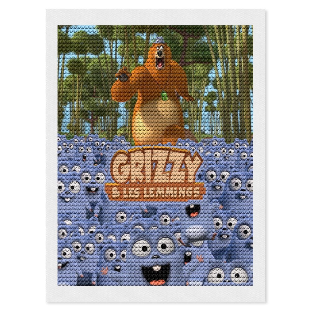 Grizzy And The Lemmings Diamond Art Kits for Adults 5D Diamond Art Kit ...