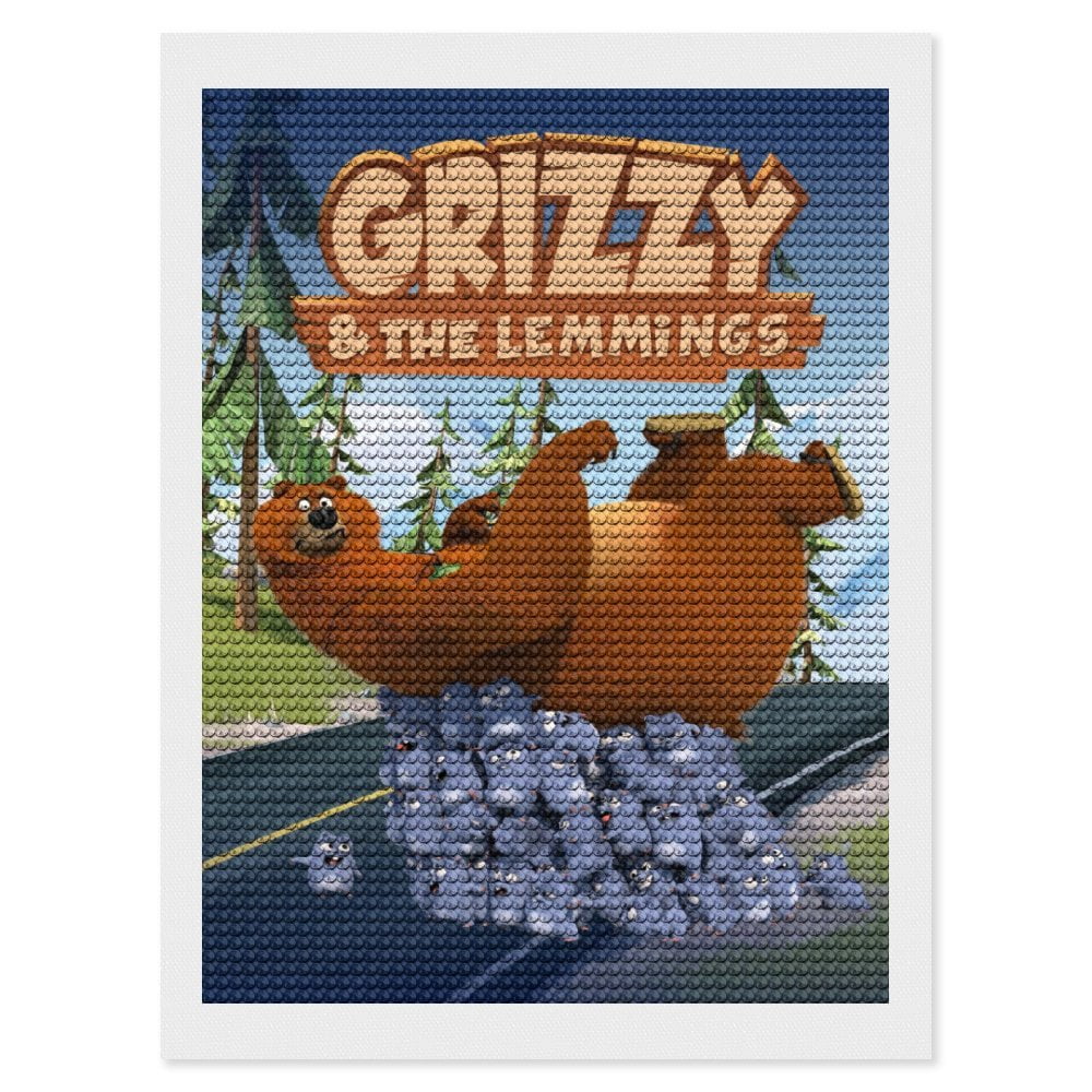Grizzy And The Lemmings Diamond Art Kits for Adults 5D Diamond Art Kit ...