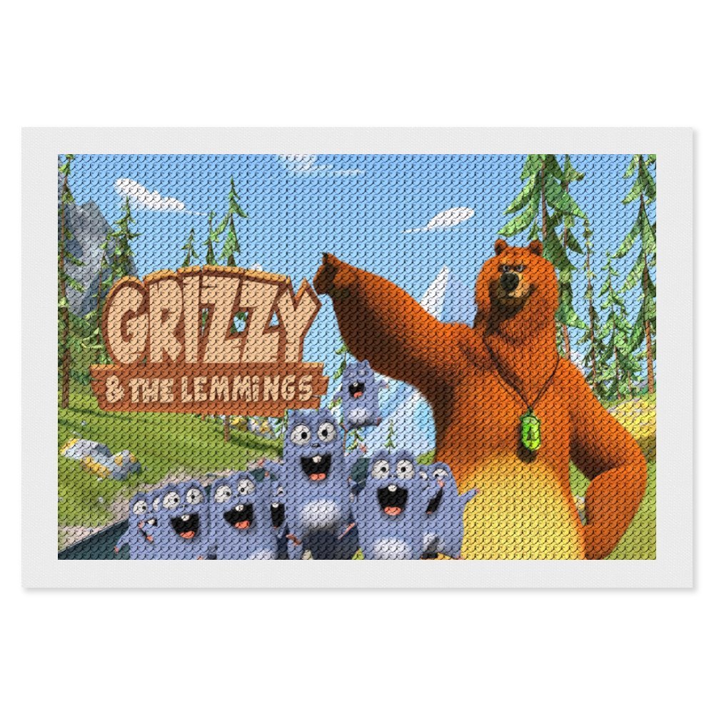 Grizzy And The Lemmings Diamond Art Kits for Adults 5D Diamond Art Kit ...