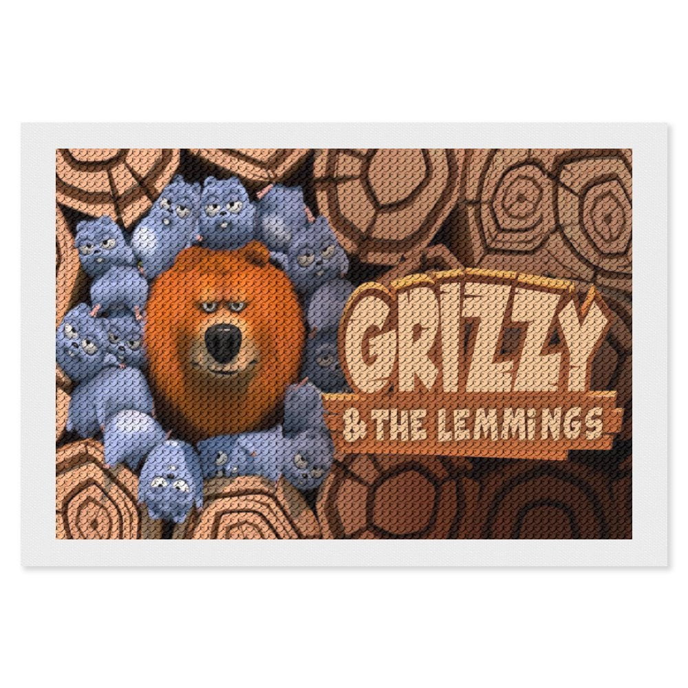 Grizzy And The Lemmings Diamond Art Kits for Adults 5D Diamond Art Kit ...