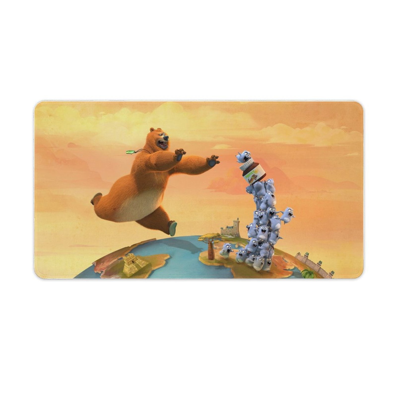 Grizzy And The Lemmings Extended Gaming Mouse Pad No-sliped Large Desk ...