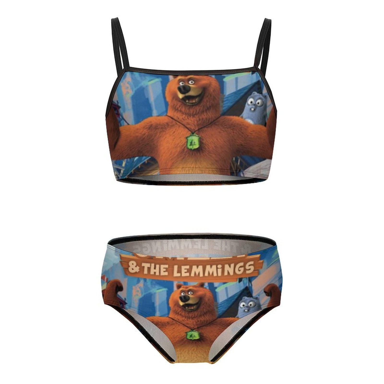 Grizzy And The Lemmings Girls Bikini Swimsuits Two-piece Beach Bathing Suit Swimwear 9-11Y(140cm ...