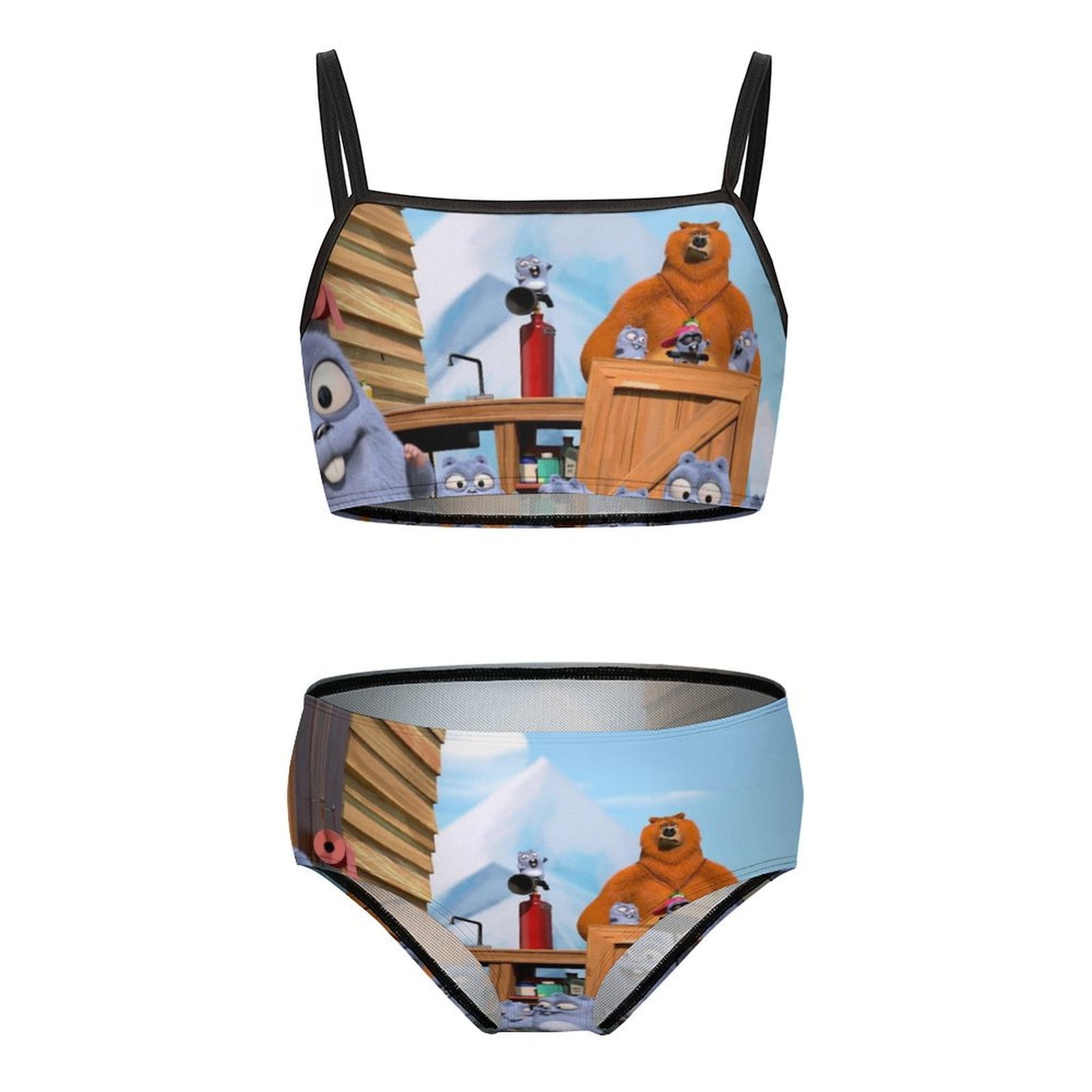 Grizzy And The Lemmings Girls Bikini Swimsuits Two-piece Beach Bathing Suit Swimwear 9-11Y(140cm ...
