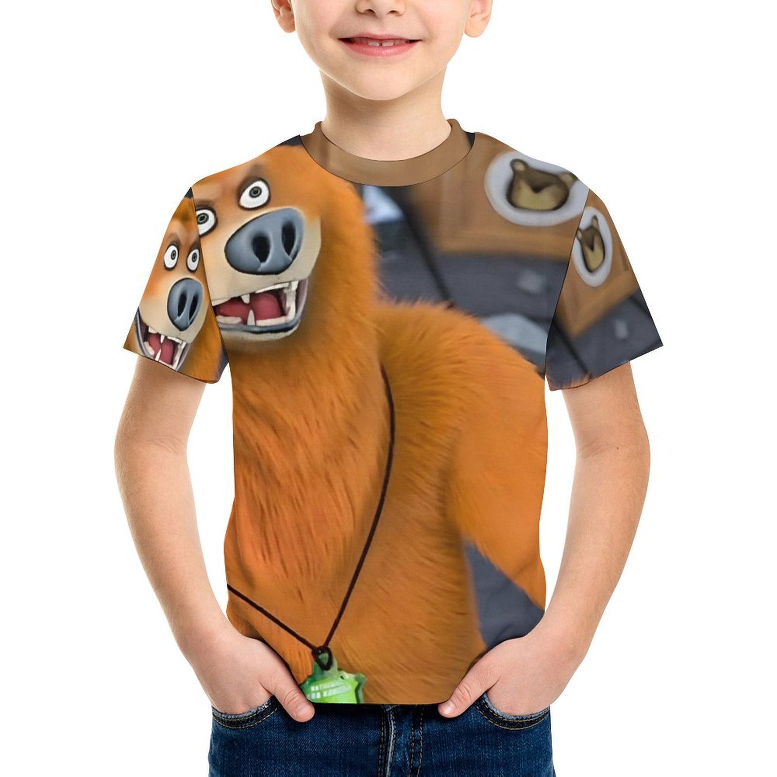 Grizzy And The Lemmings Kids T-Shirt 3d Printed Graphic T-Shirts Boys ...