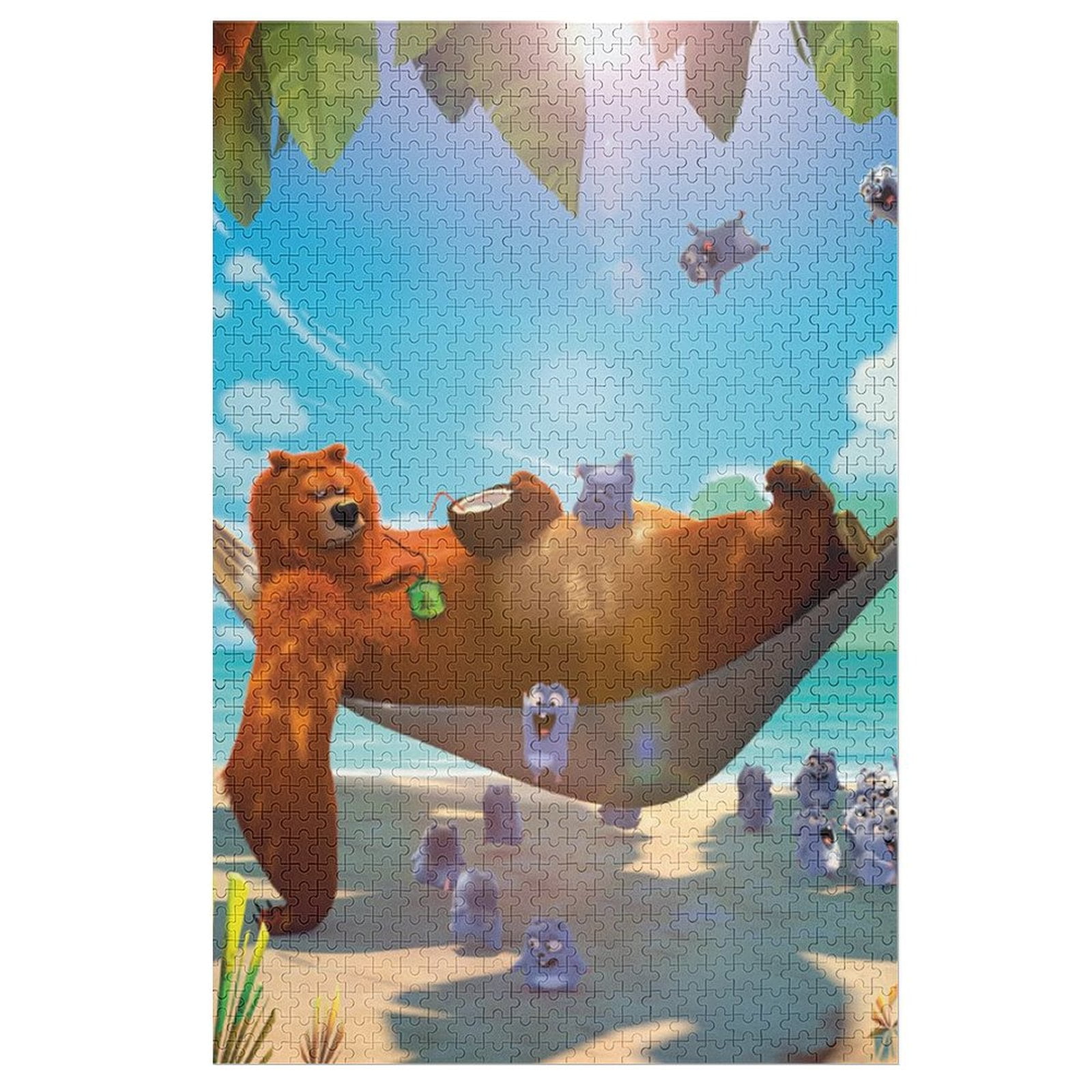 Grizzy And The Lemmings Picture Puzzle 1000 PCS Wooden Puzzle Artwork ...