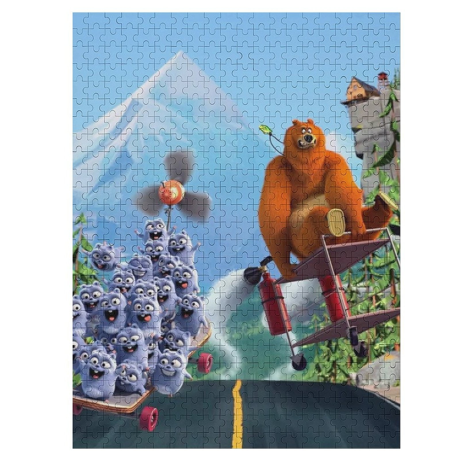 Grizzy And The Lemmings Picture Puzzle 500 PCS Wooden Puzzle Artwork ...