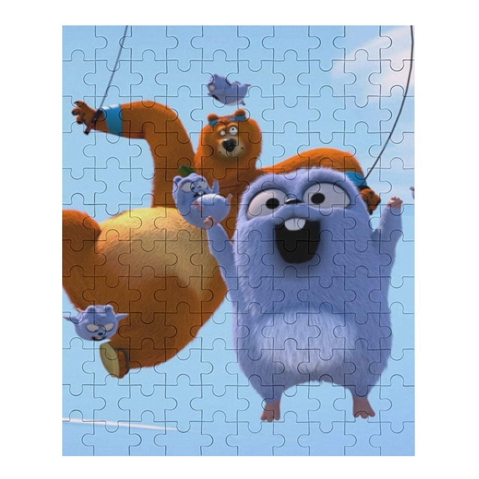 Grizzy And The Lemmings Picture Puzzle 70 PCS Wooden Puzzle Artwork ...