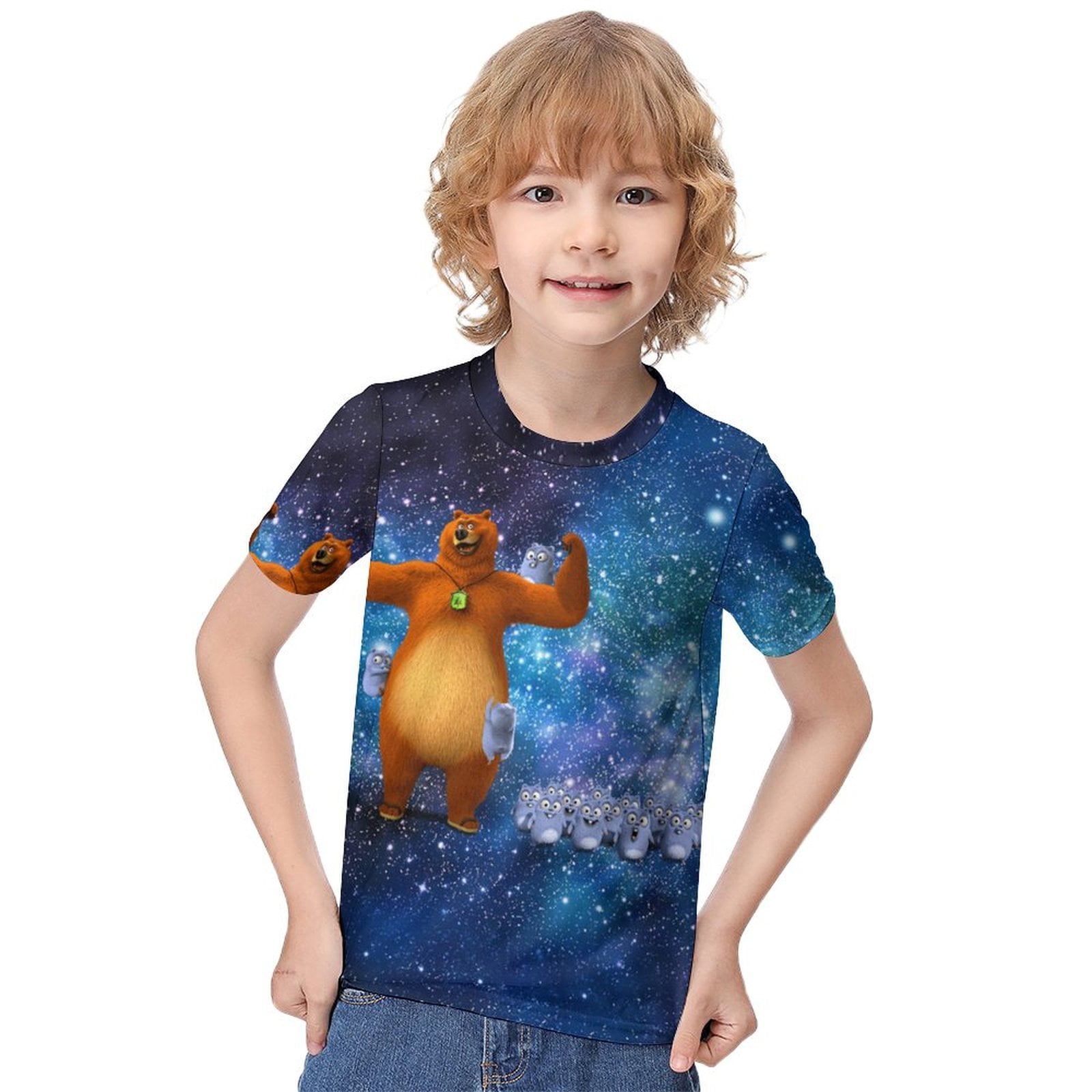 Grizzy And The Lemmings T-shirts for Teen Boys Girls Tee Shirts Soft ...