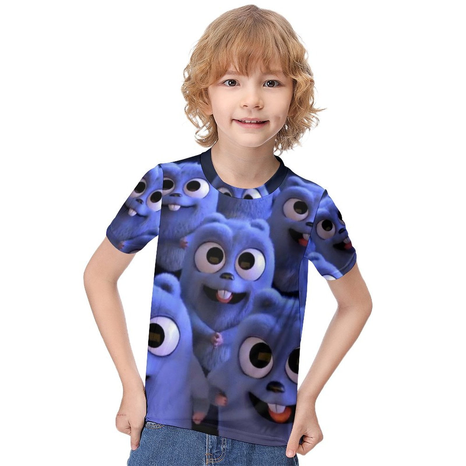 Grizzy And The Lemmings T-shirts for Teen Boys Girls Tee Shirts Soft ...