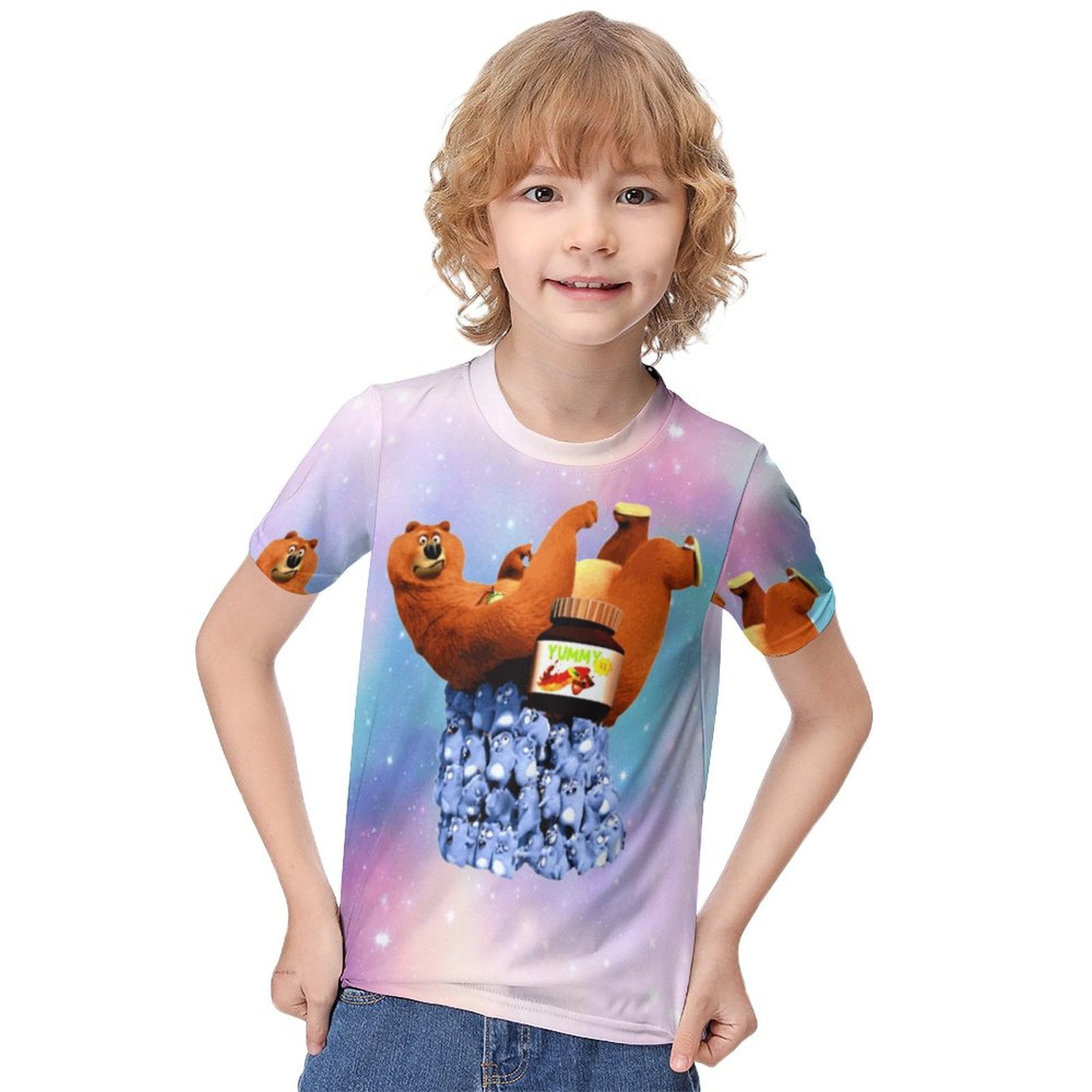 Grizzy And The Lemmings T-shirts for Teen Boys Girls Tee Shirts Soft ...
