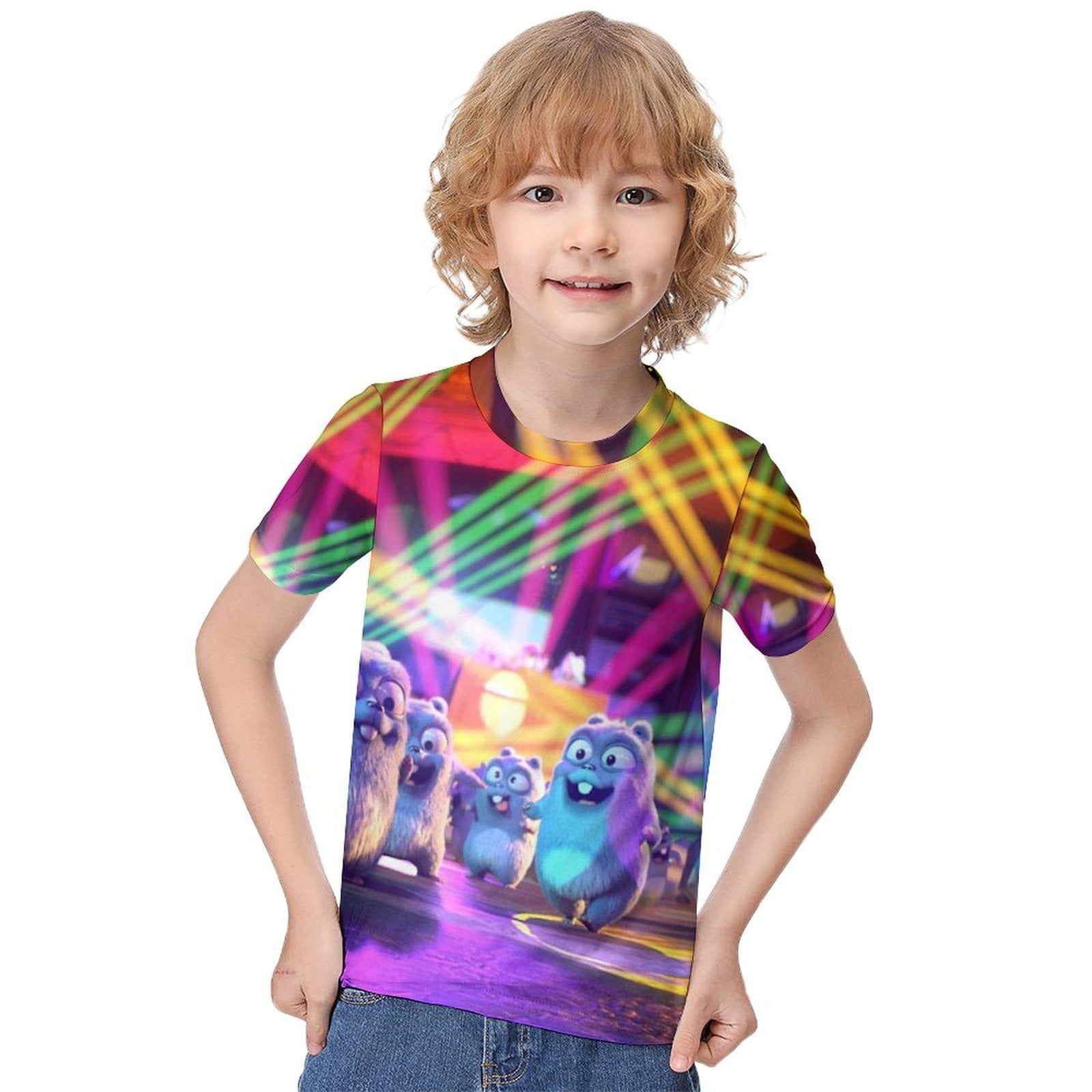 Grizzy And The Lemmings T-shirts for Teen Boys Girls Tee Shirts Soft ...