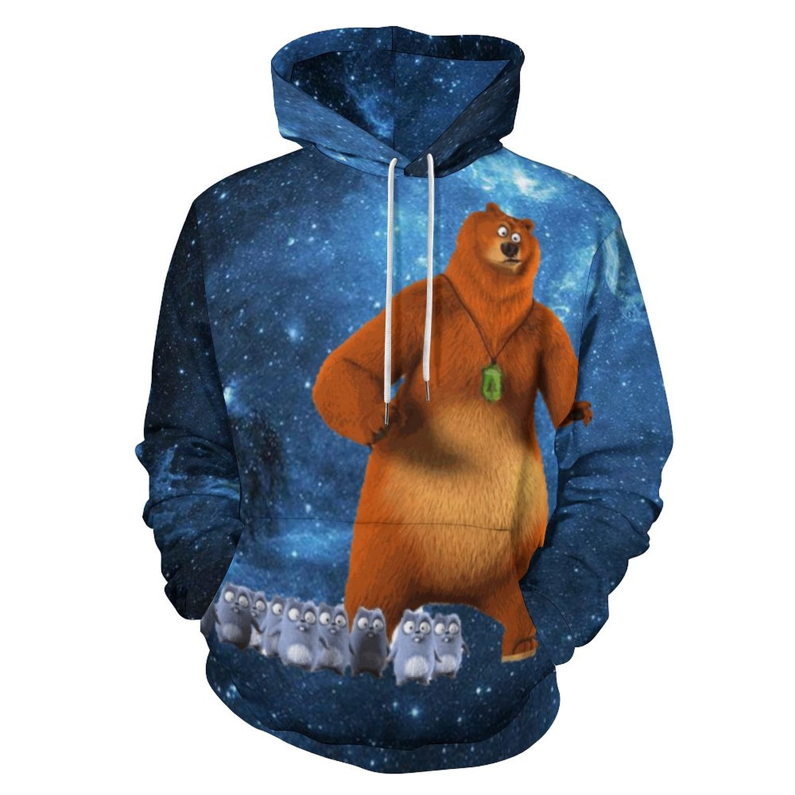 Grizzy And The Lemmings Unisex Adult Sweatshirt Novelty Hoodie 3D Print ...