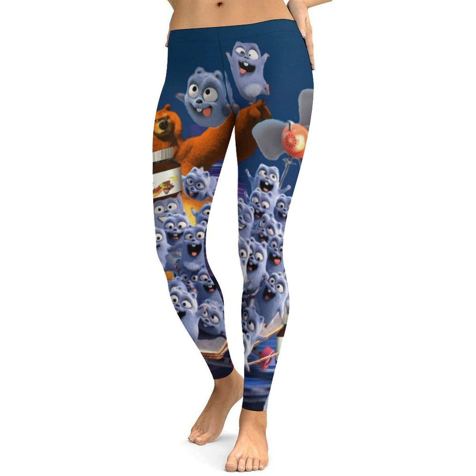Grizzy And The Lemmings Women's Yoga Pants High Waisted Tummy Control ...