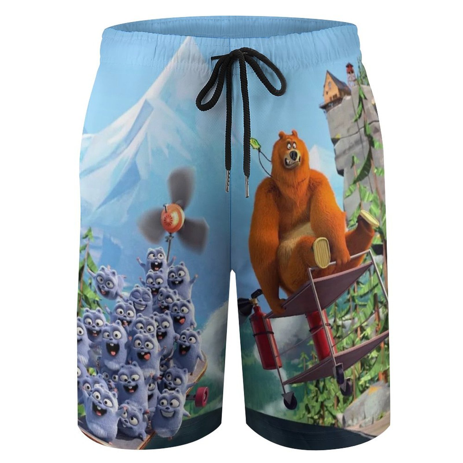 Grizzy And The Lemmings Youth Beach Pants Quick-Dry Swim Trunks ...
