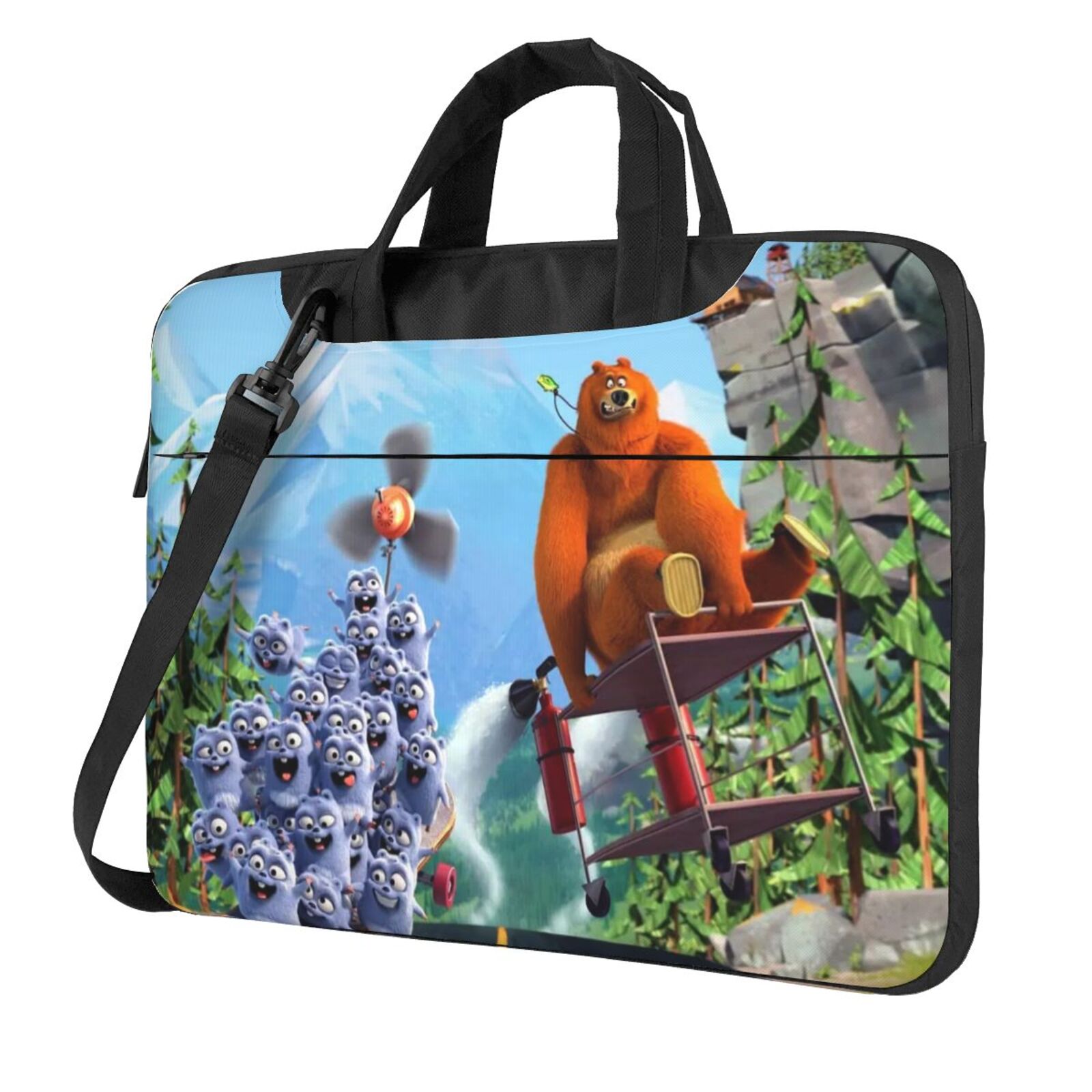Grizzy And the Lemmings Laptop Bag Portable Shoulder Laptop Case Sleeve ...