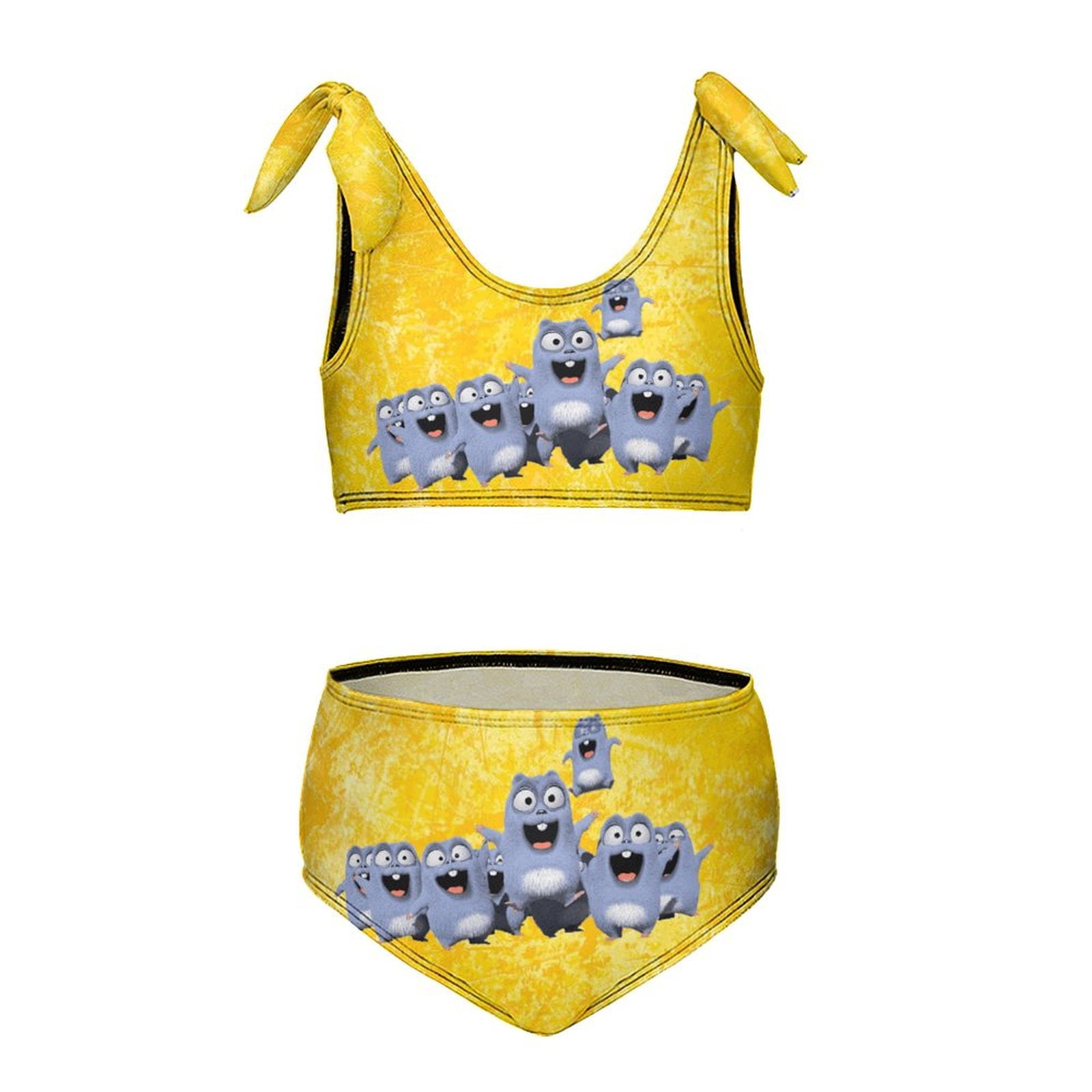 Grizzy Blue-Gray Grizzy And The Lemmings Kid's Swimwear Two Piece ...