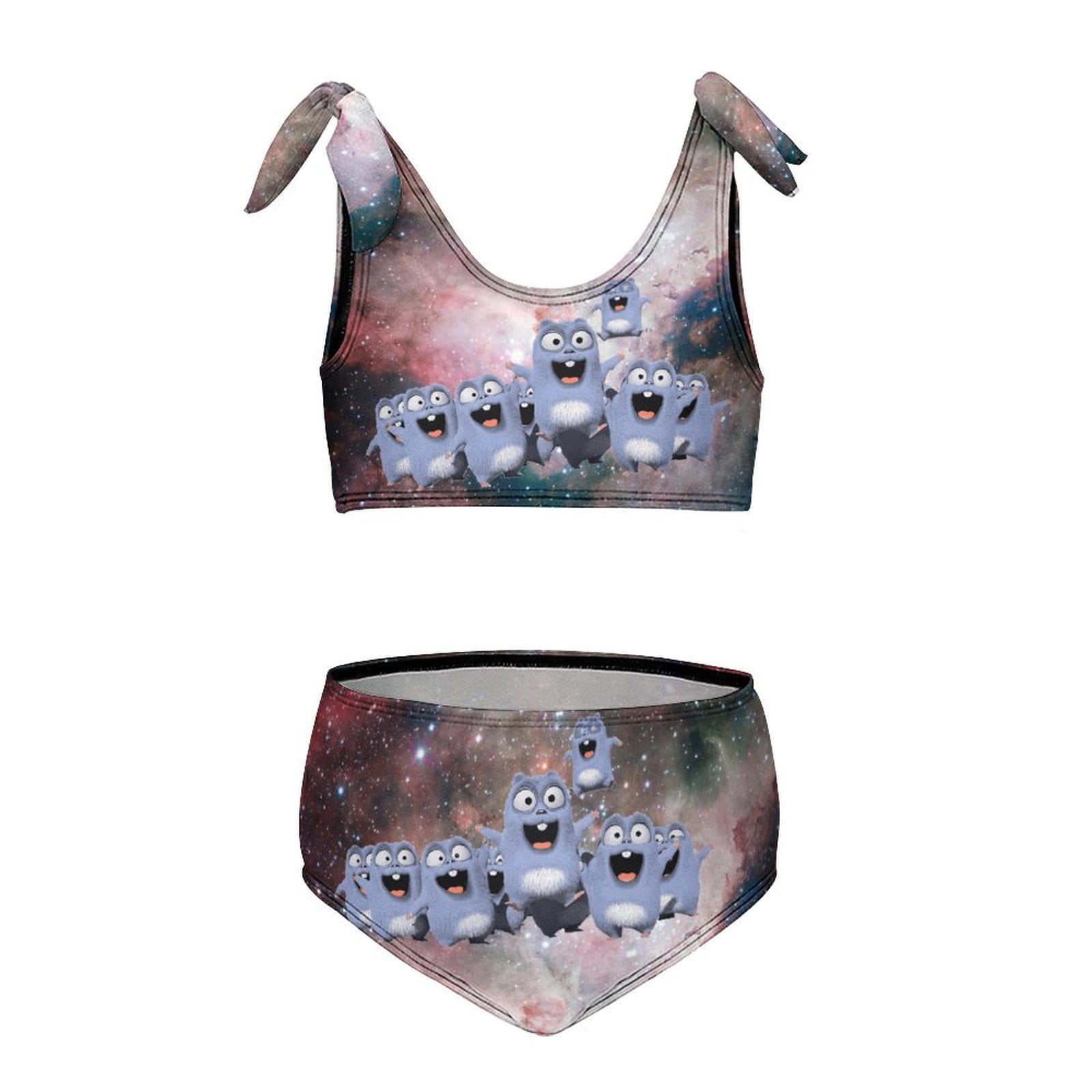 Grizzy Blue-Gray Grizzy And The Lemmings Kid's Swimwear Two Piece ...
