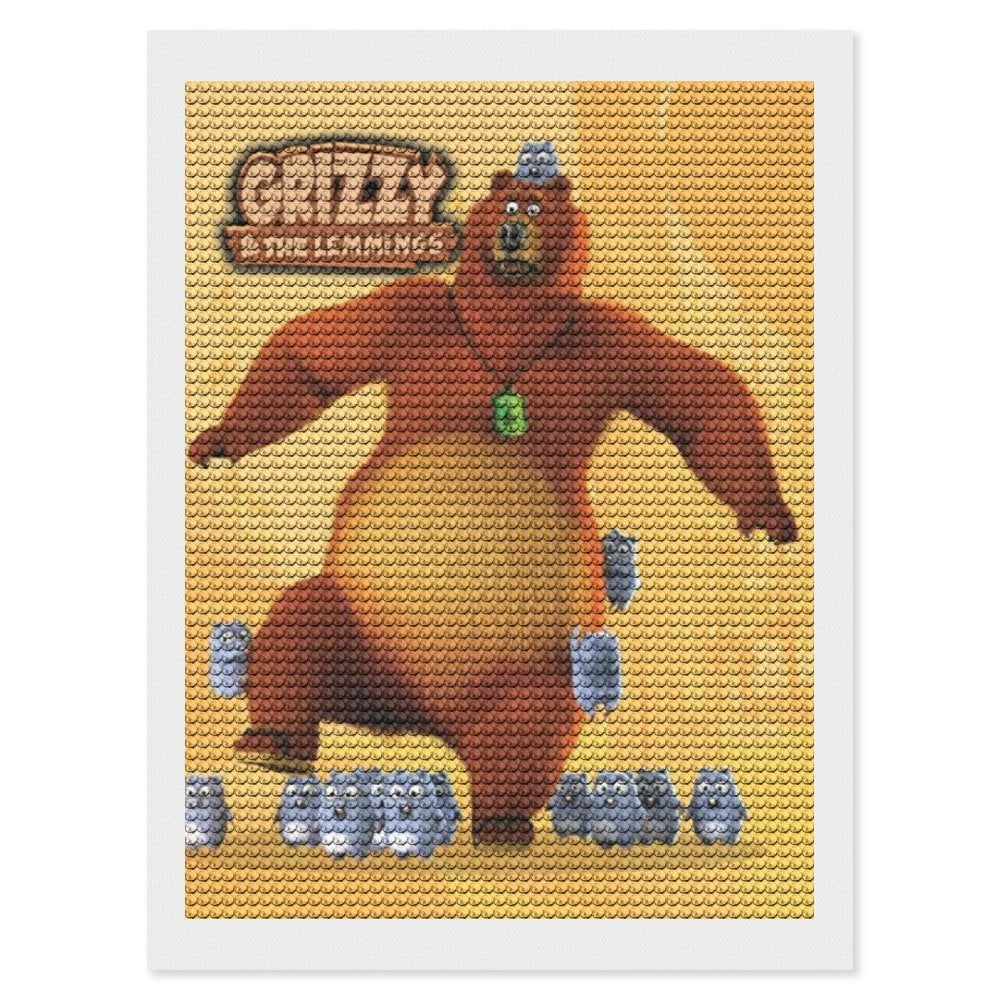 Grizzy And The Lemmings Diamond Art Kits for Adults 5D Diamond Art Kit ...