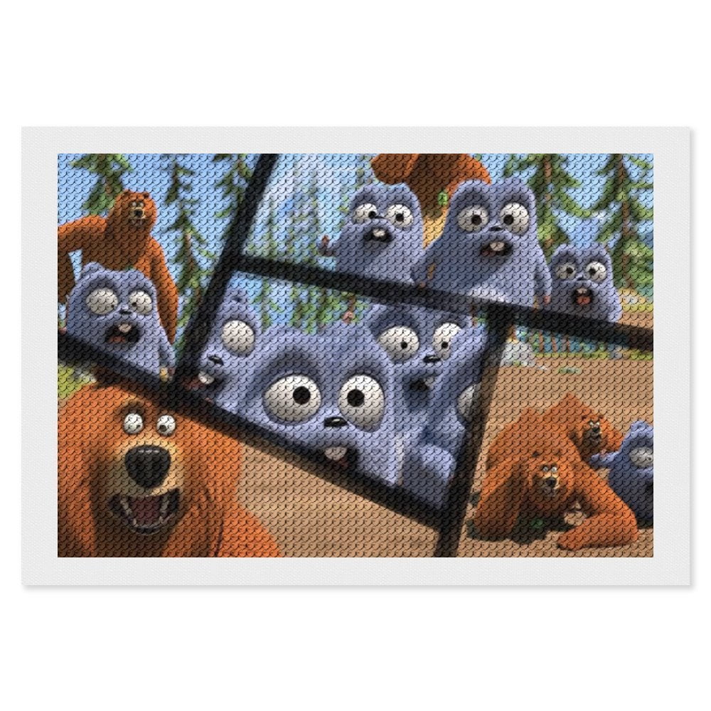 Grizzy and the Lemming Diamond Art Kits DIY 5D Anime Painting by Number ...