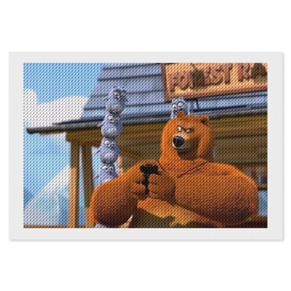 Grizzy and the Lemming Diamond Art Kits DIY 5D Anime Painting by Number ...