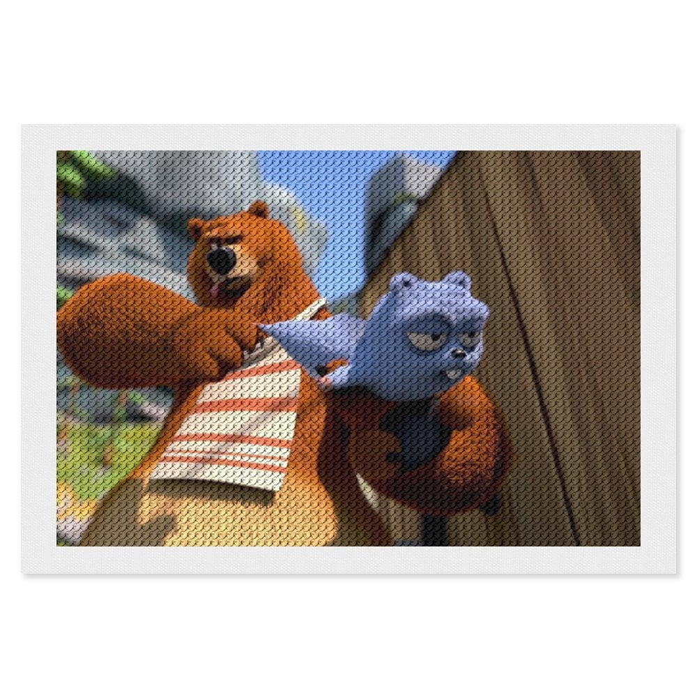 Grizzy and the Lemming Diamond Art Kits DIY 5D Anime Painting by Number ...