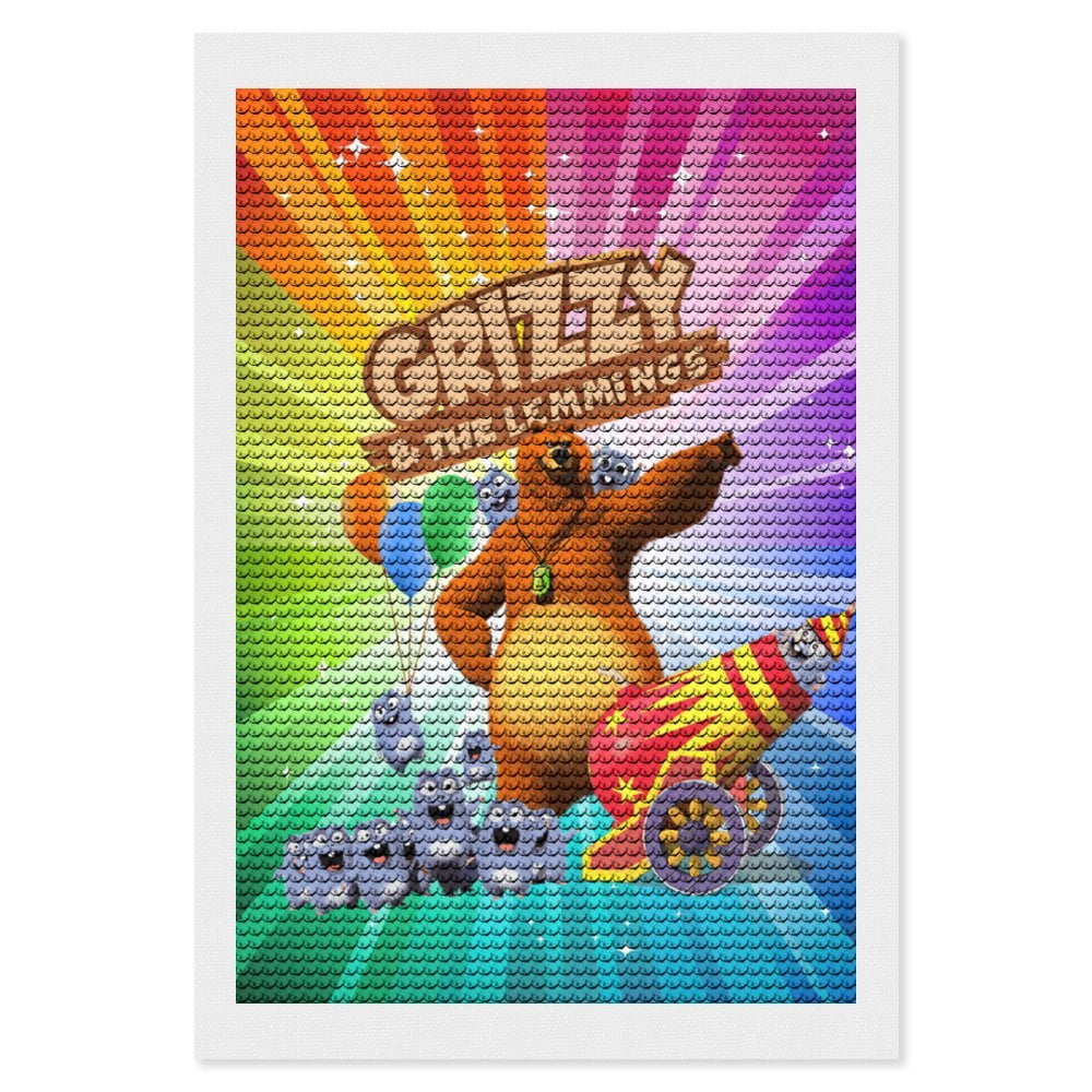 Grizzy and the Lemming Diamond Art Kits DIY 5D Anime Painting by Number ...