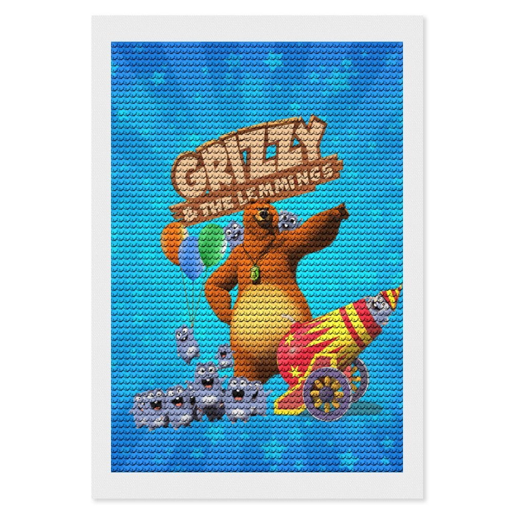 Grizzy and the Lemming Diamond Art Kits DIY 5D Anime Painting by Number ...