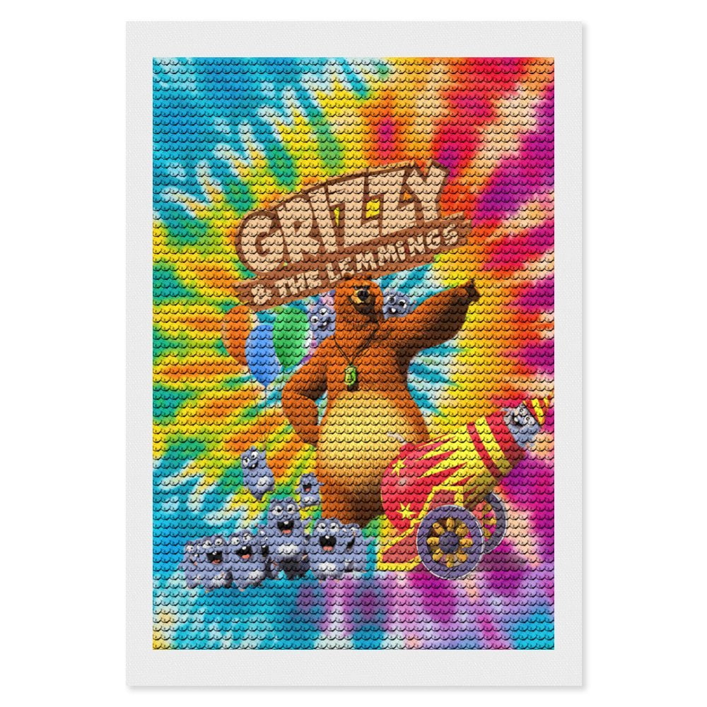 Grizzy and the Lemming Diamond Art Kits DIY 5D Anime Painting by Number ...