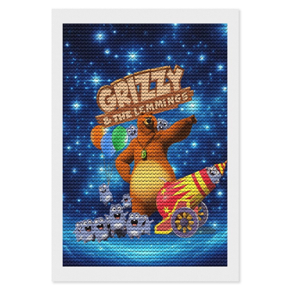 Grizzy and the Lemming Diamond Art Kits DIY 5D Anime Painting by Number ...