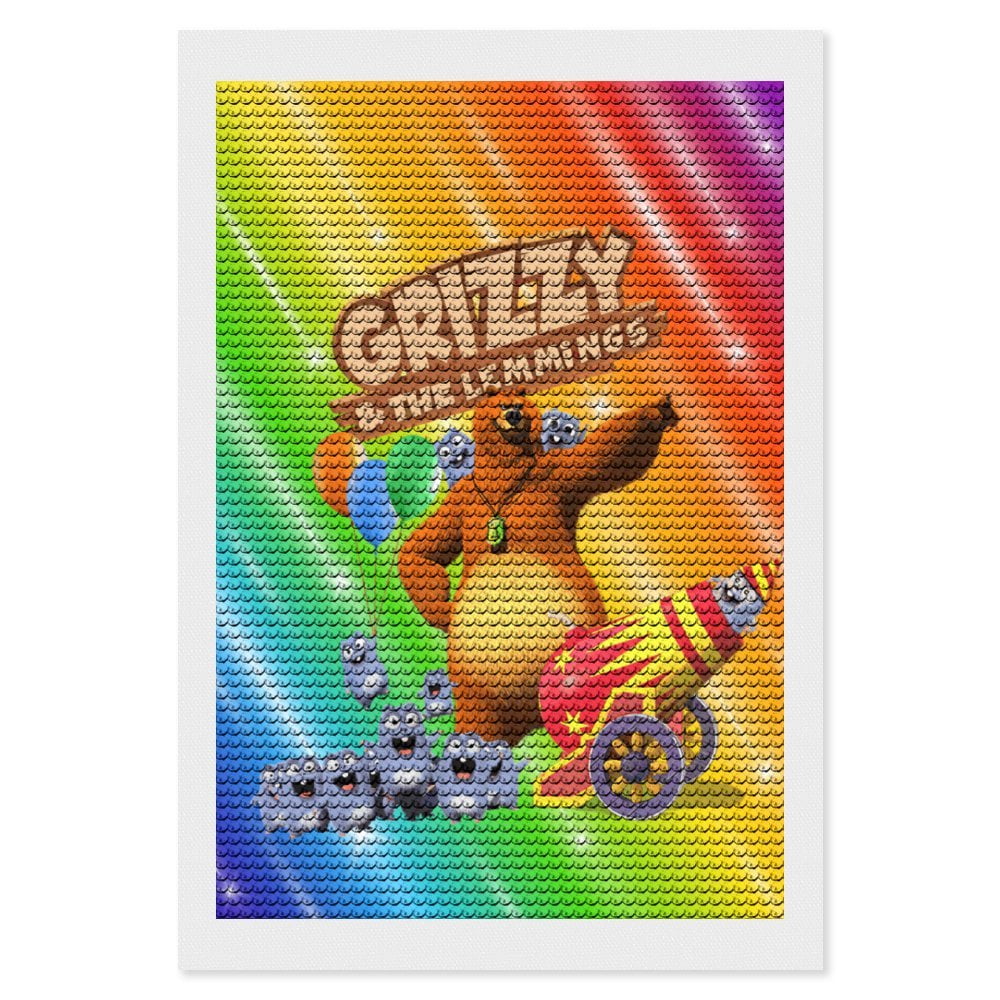 Grizzy and the Lemming Diamond Art Kits DIY 5D Anime Painting by Number ...