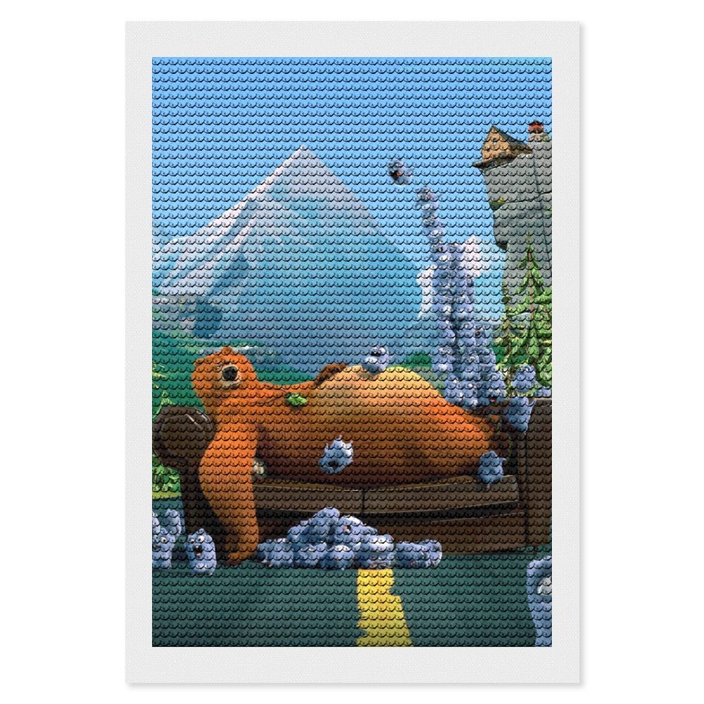 Grizzy and the Lemming Diamond Art Kits DIY 5D Anime Painting by Number ...