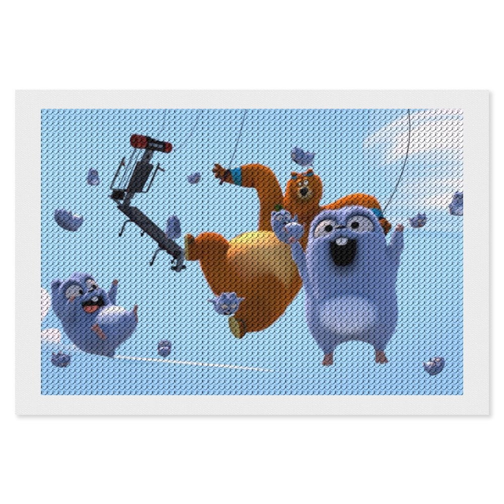 Grizzy and the Lemming Diamond Art Kits DIY 5D Anime Painting by Number ...