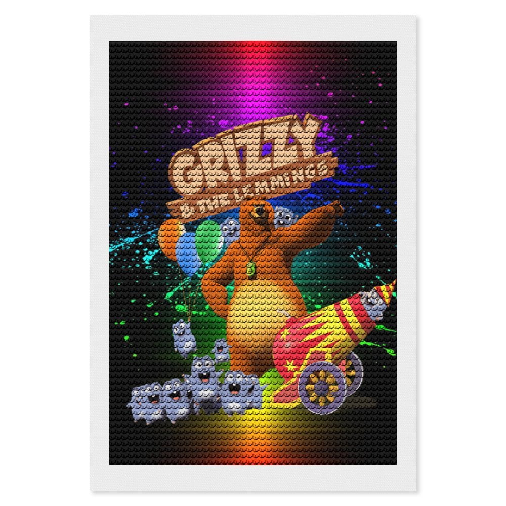 Grizzy and the Lemming Diamond Art Kits DIY 5D Anime Painting by Number ...