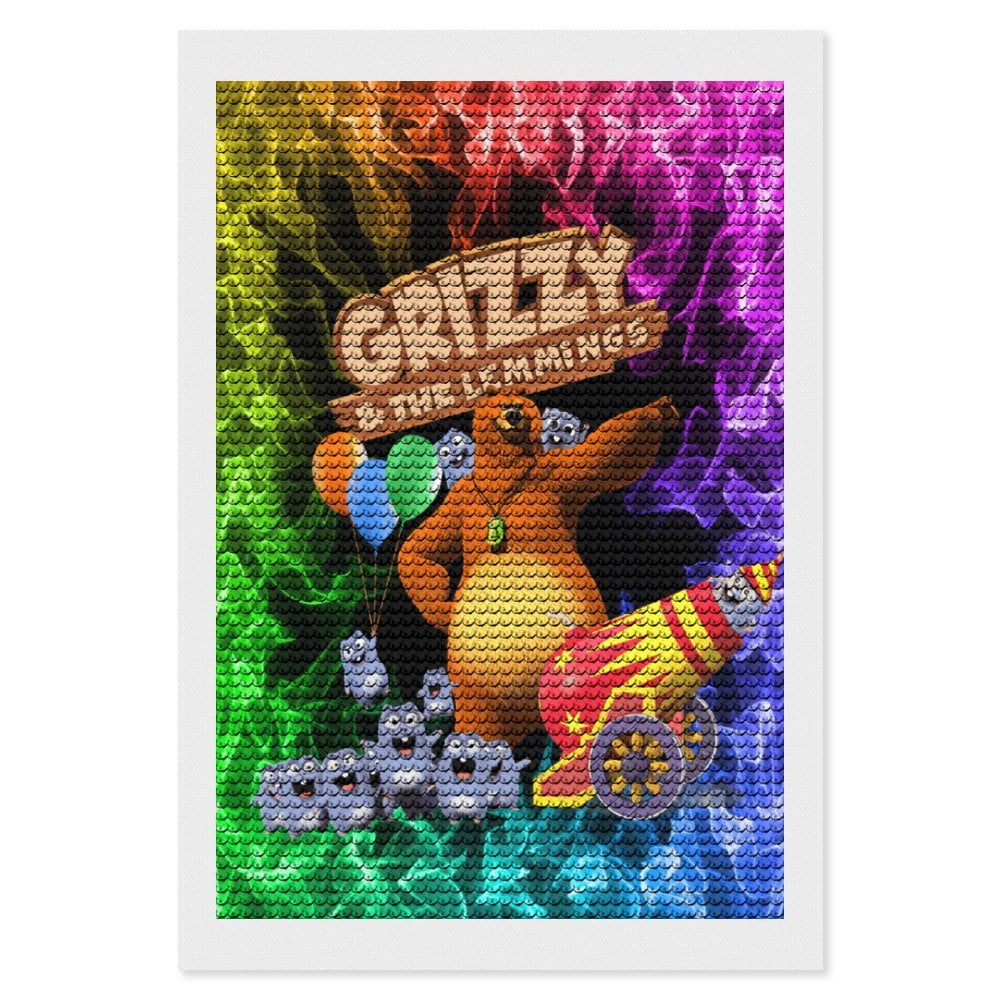 Grizzy and the Lemming Diamond Art Kits DIY 5D Anime Painting by Number ...