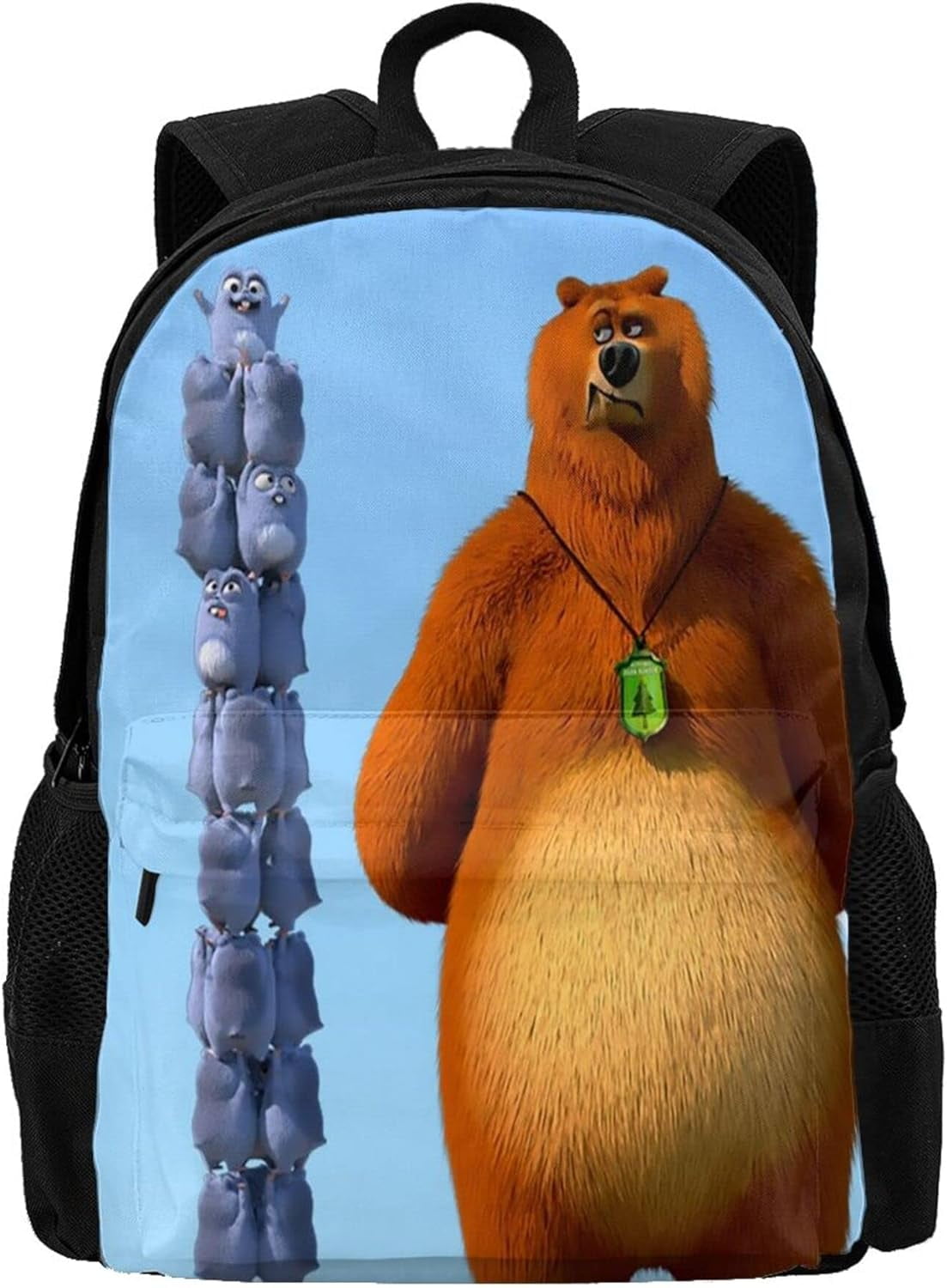 Grizzy With The Lemmings Laptop Backpack College School Travel Daypack ...