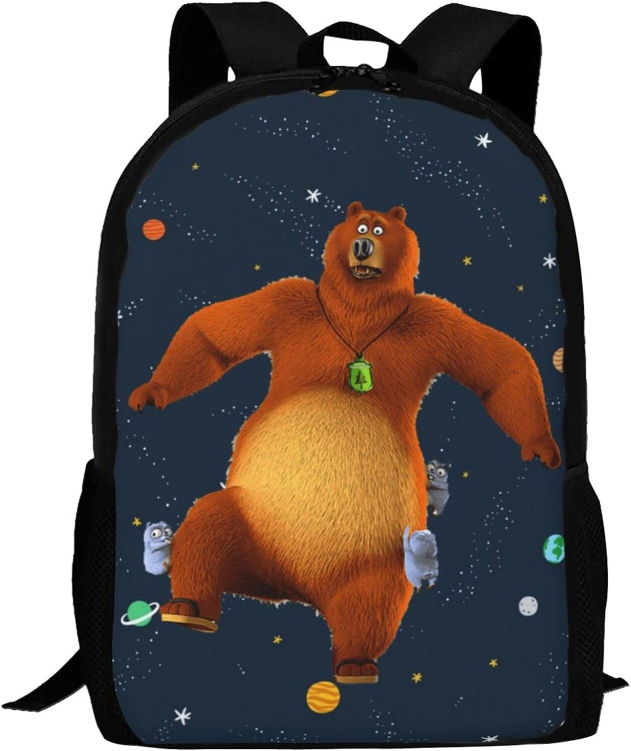 Grizzy With The Lemmings Laptop Backpack College School Travel Daypack ...
